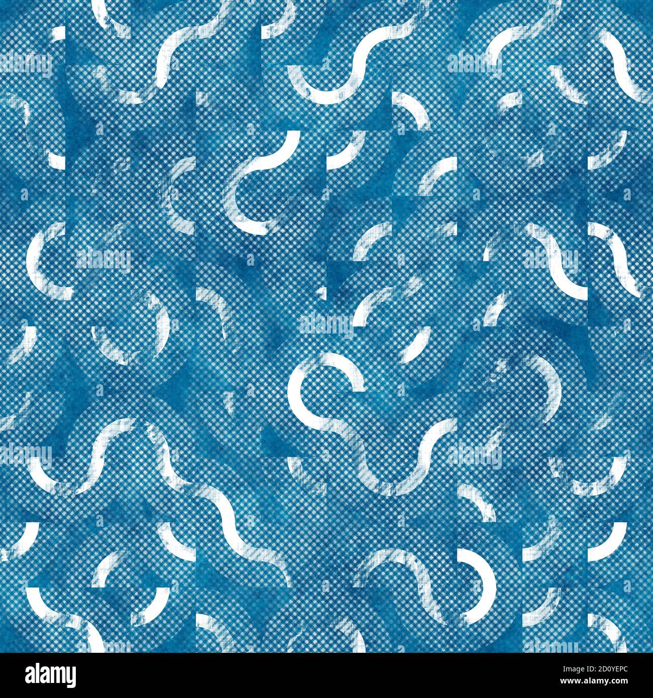 Seamless blue ink pen crosshatch blueprint pattern Stock Photo - Alamy