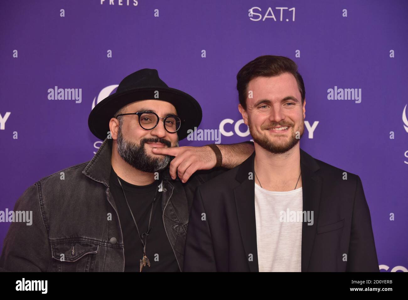 Cologne, Germany. 02nd Oct, 2020. Pesh and Phil Laude . l-r, comes to ...