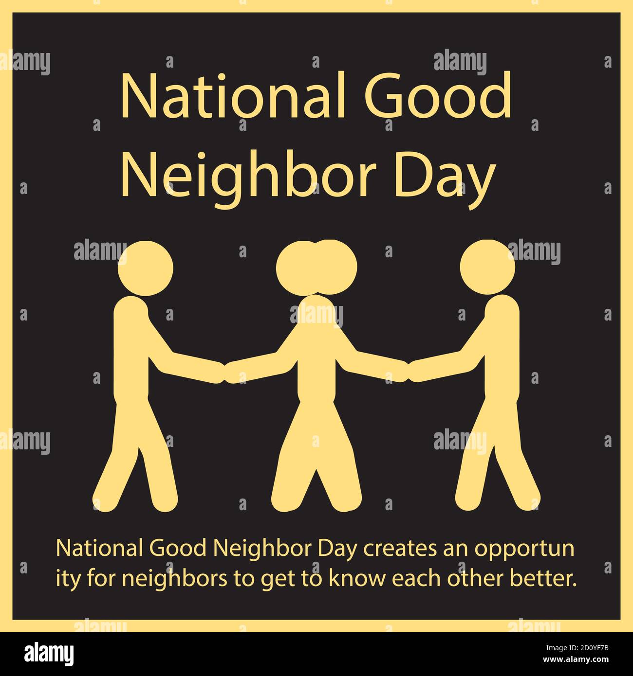 Good neighbor vector vectors hi-res stock photography and images - Alamy