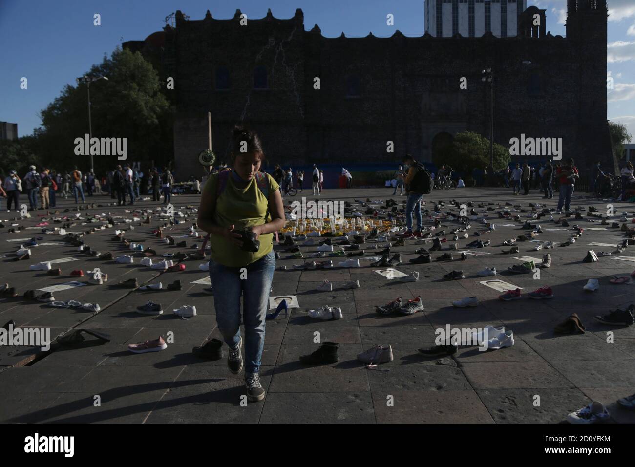 MEXICO CITY, MEXICO - OCTOBER 2: Integrants of Movement 68 take part ...