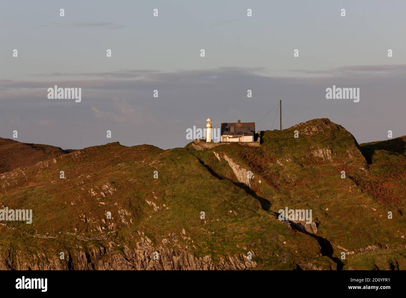 Sherkin Island, Cork, Ireland. 03rd October, 2020. High above the ...