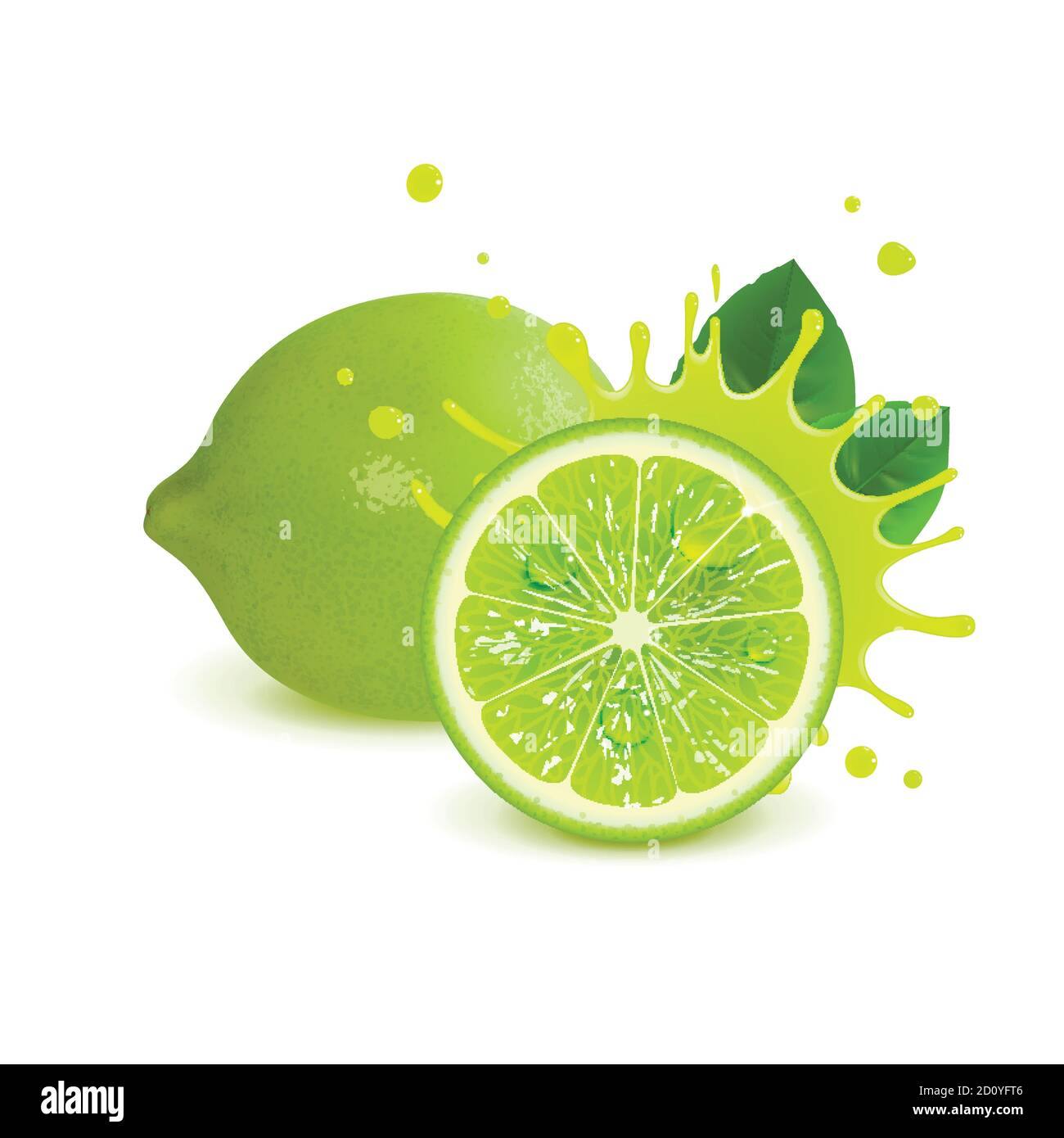 Lime green splash Stock Vector Images - Alamy