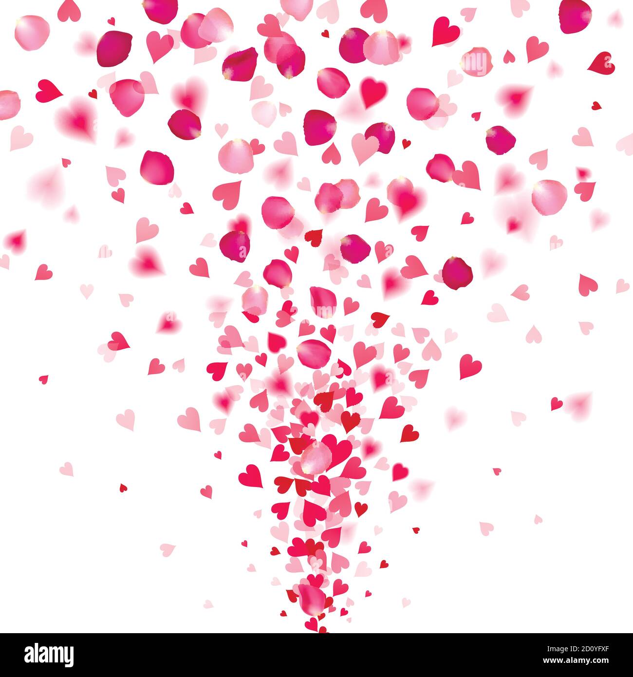 Explosion of petals Cut Out Stock Images & Pictures - Alamy