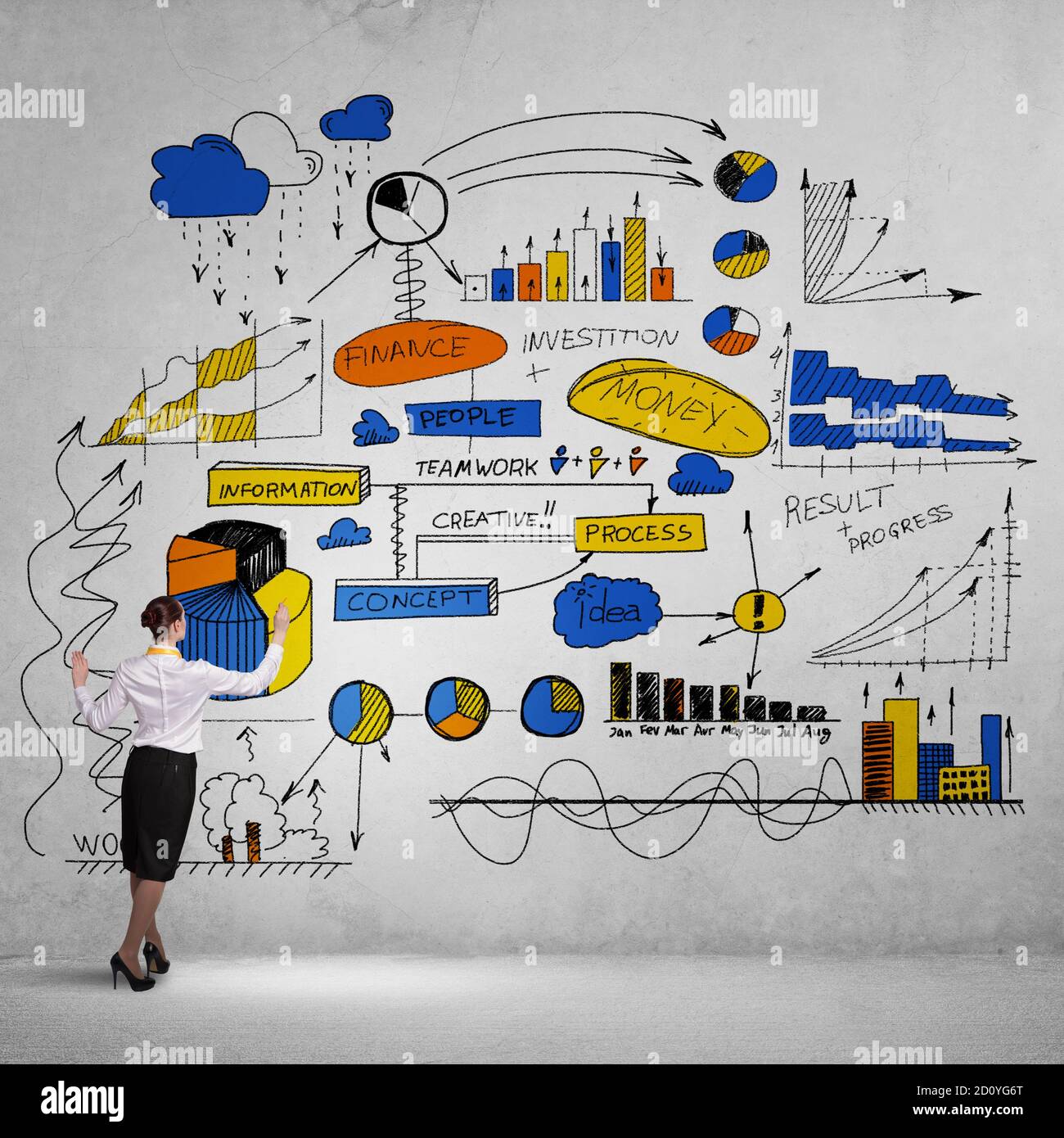 My creative business plan Stock Photo - Alamy