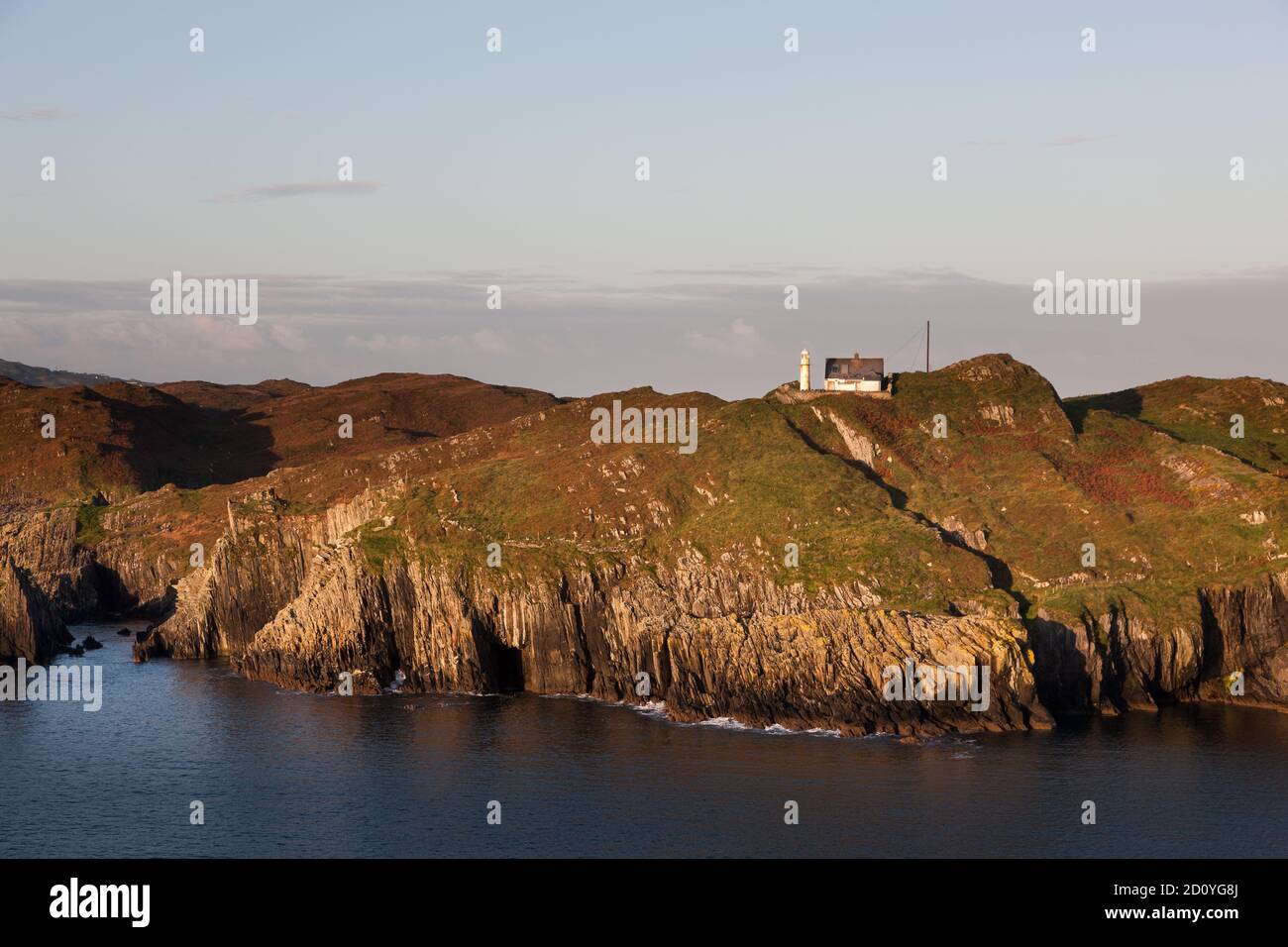 Sherkin Island, Cork, Ireland. 03rd October, 2020. High above the ...