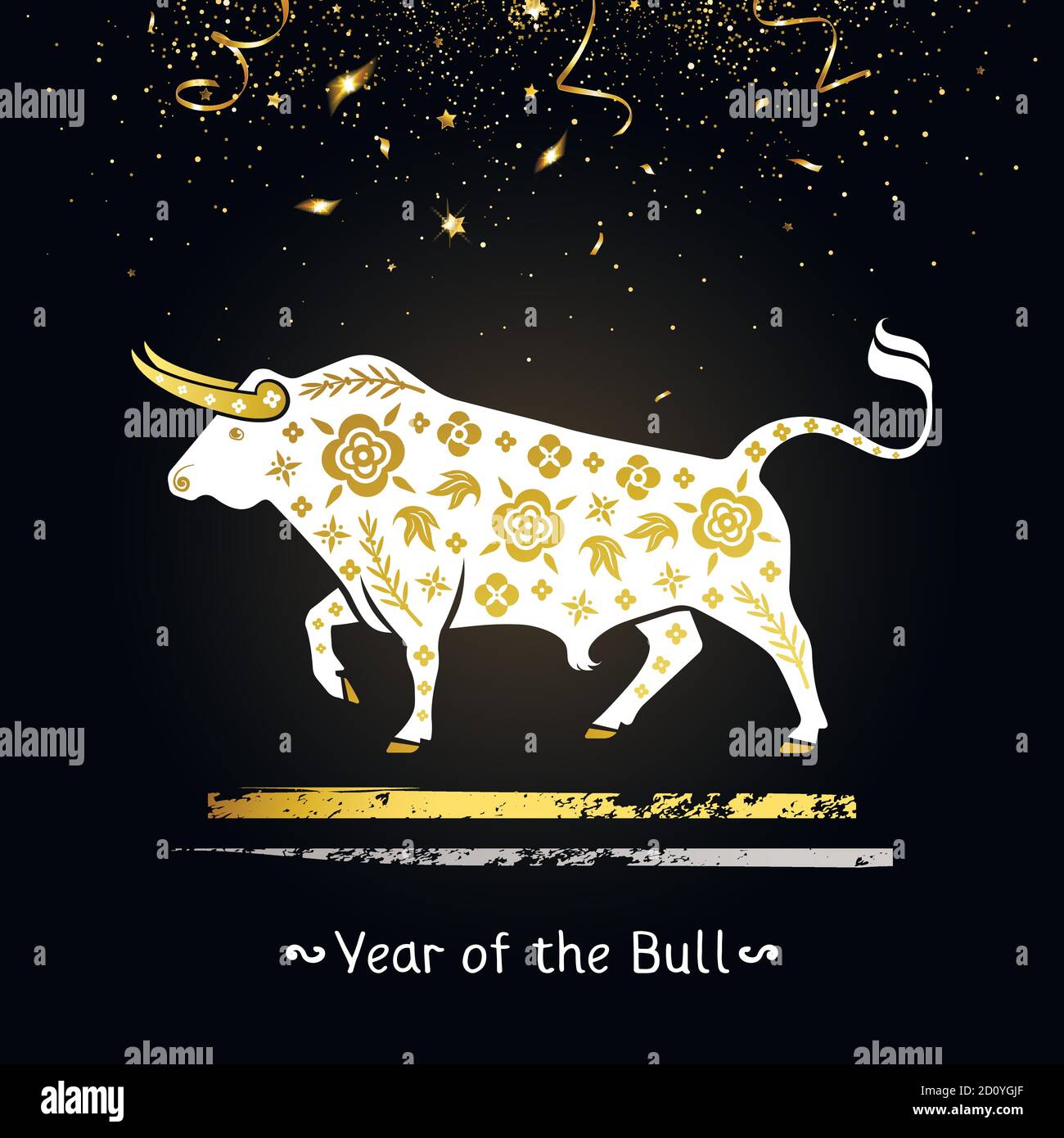 Gold bull hi-res stock photography and images - Alamy