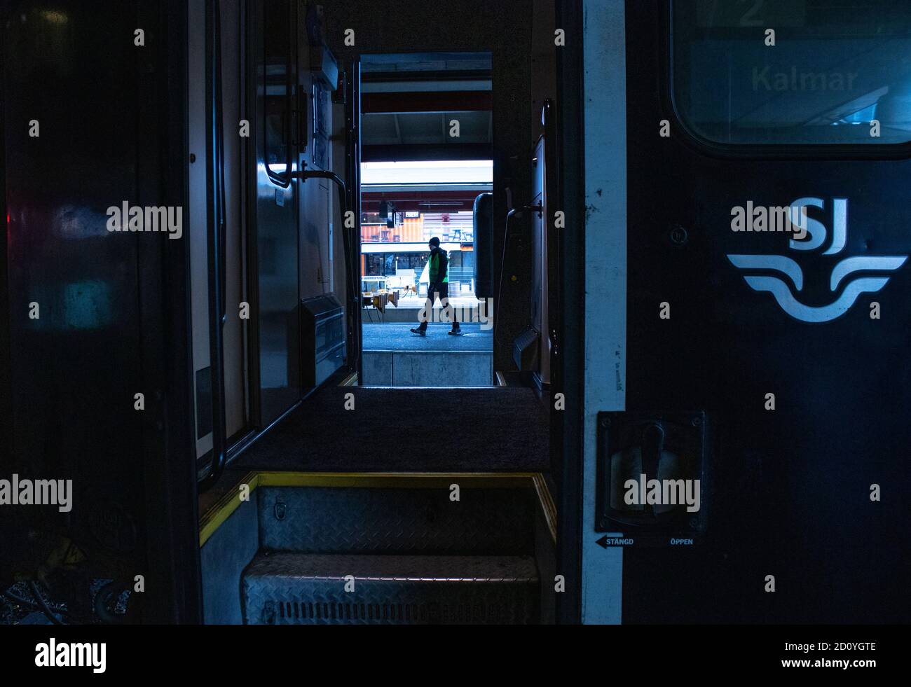 Through the train Stock Photo - Alamy