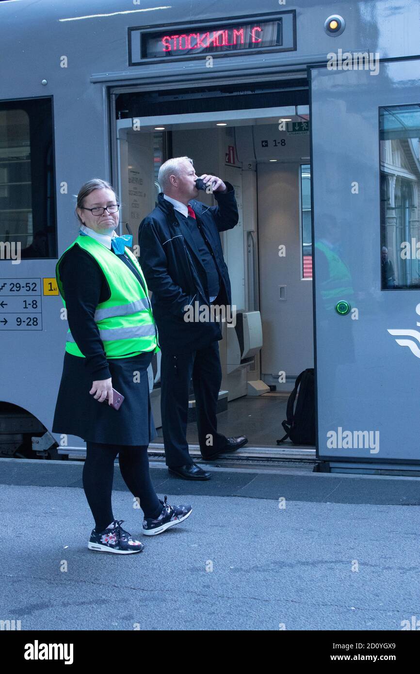 Train staff hi-res stock photography and images - Alamy