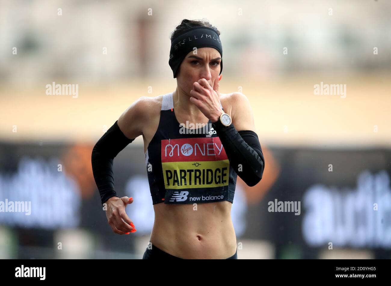Great Britain's Lilly Partridge in action during the Women's Elite Race ...