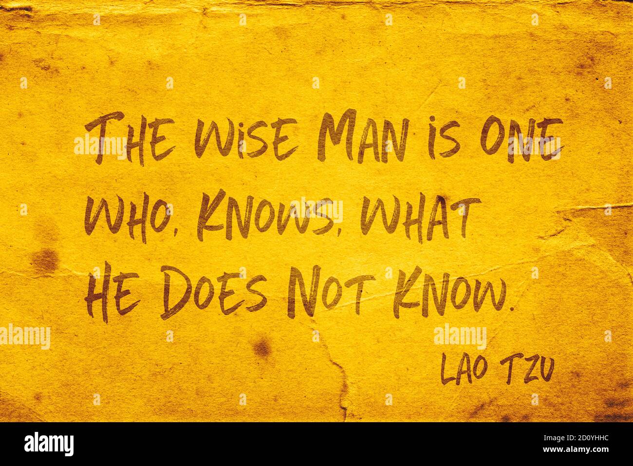 The wise man is one who, knows, what he does not know - ancient Chinese ...