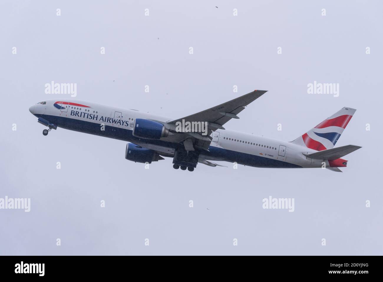 British Airways Boeing 777 -200 jet airliner plane G-YMMH taking off in ...