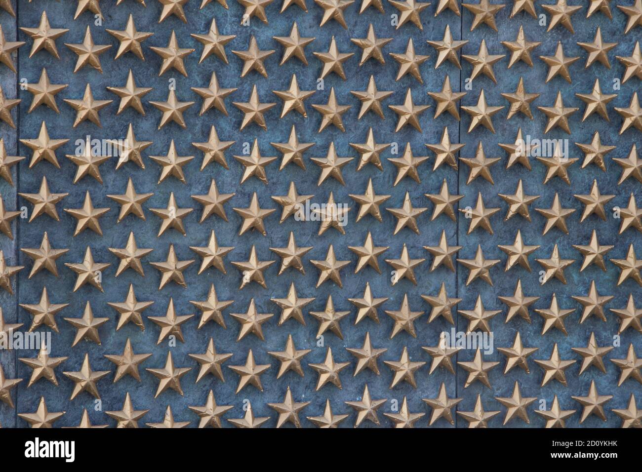 Shot with a lot of metal stars on a blue metal background Stock Photo ...