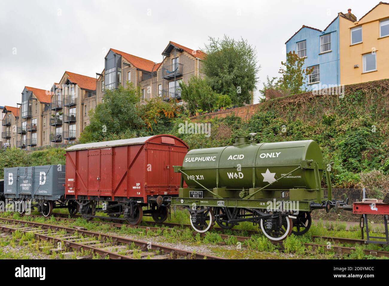 BRISTOL CITY ENGLAND BRISTOL HARBOUR RAILWAY MUSEUM STREET OLD RAILWAY ...