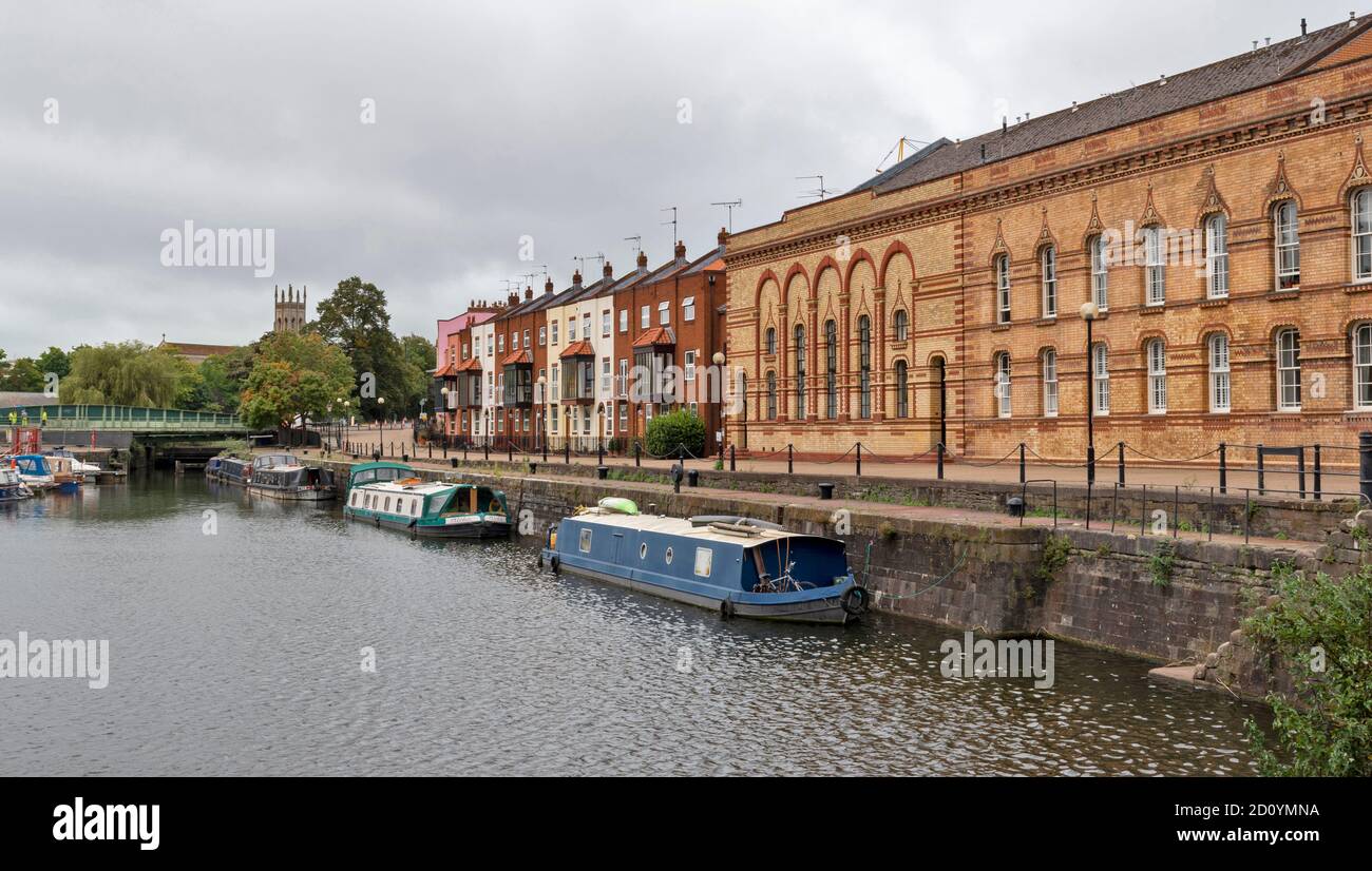 BRISTOL CITY ENGLAND HOUSES OF BATHURST PARADE ALONG THE BATHURST BASIN ...