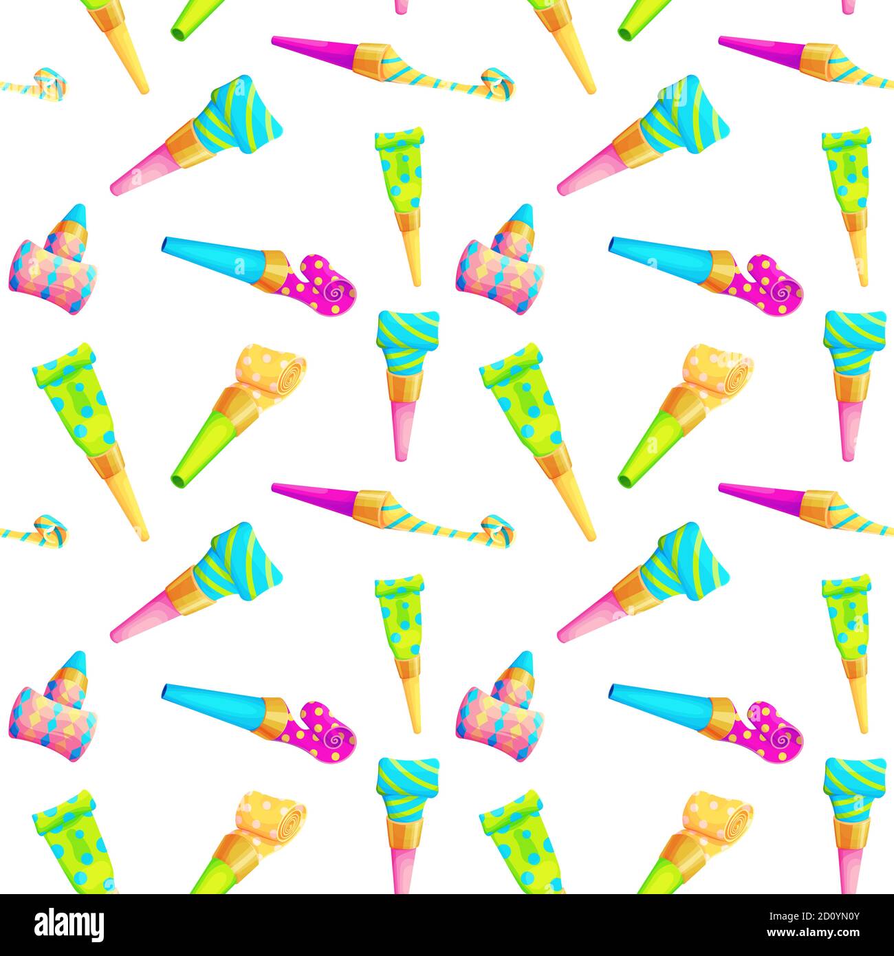 Birthday party whistle Stock Vector Image & Art - Alamy