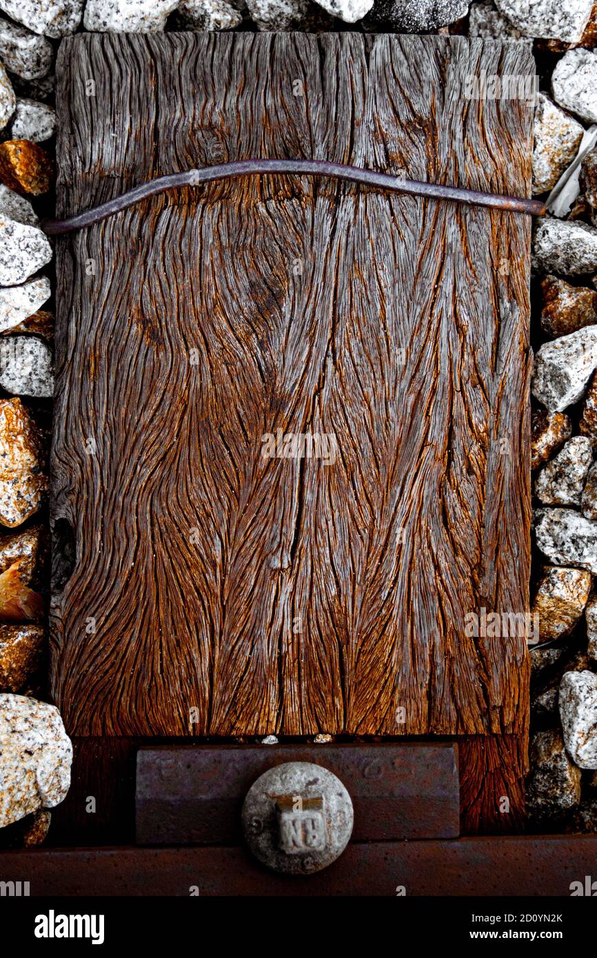 Railroad ballast texture hi-res stock photography and images - Alamy