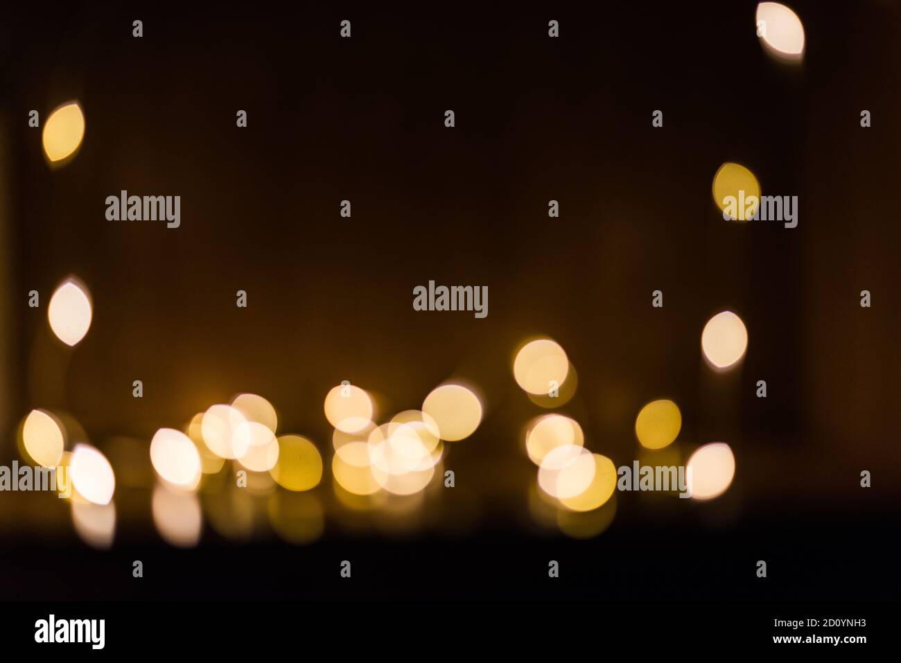 Abstract of LED light out of focus bokeh effect Stock Photo - Alamy