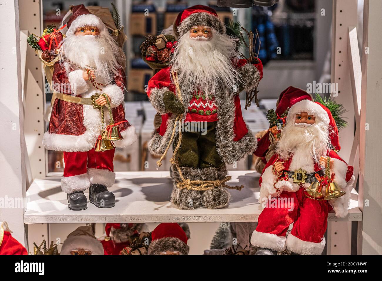 Santa claus with puppets hi-res stock photography and images - Alamy