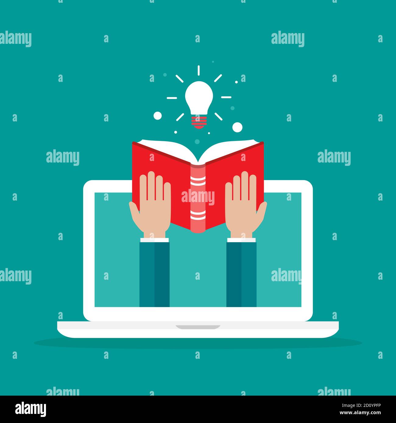Laptop diary on white Stock Vector Images - Alamy
