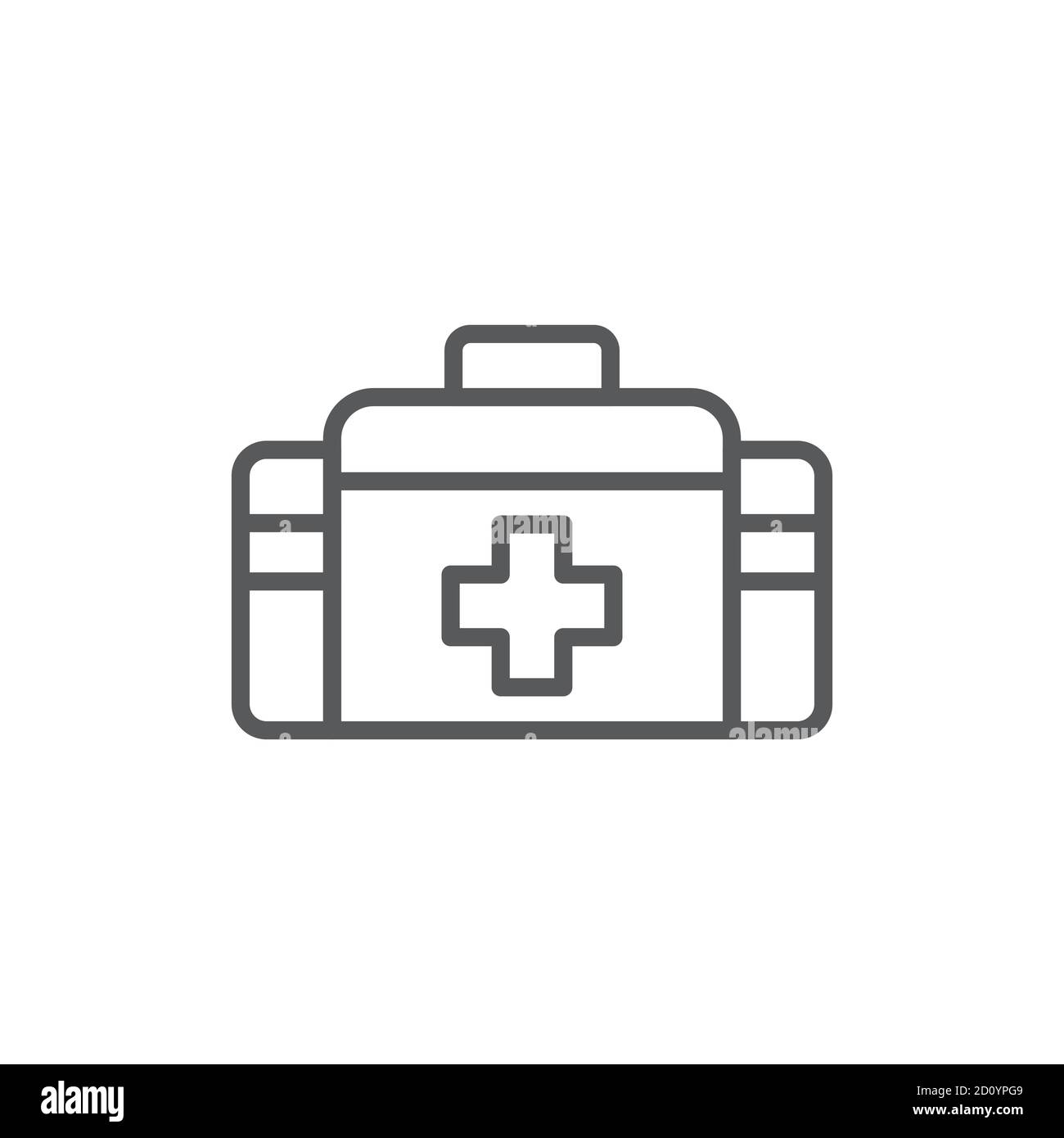 First aid kit vector icon symbol health isolated on white background ...
