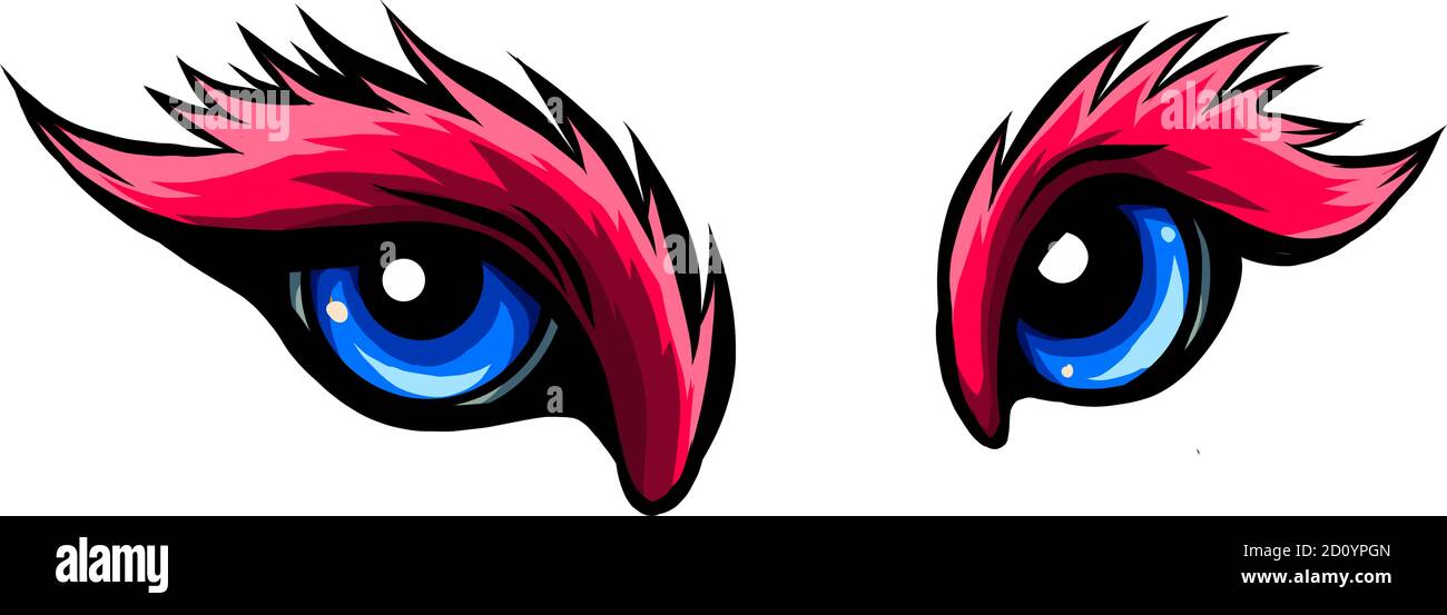 Animal Eye Vector Illustration in white background Stock Vector Image ...