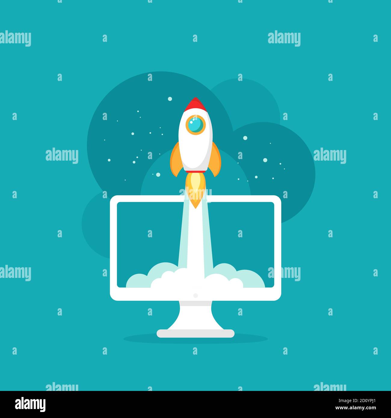 Space shuttle computer Stock Vector Images - Alamy