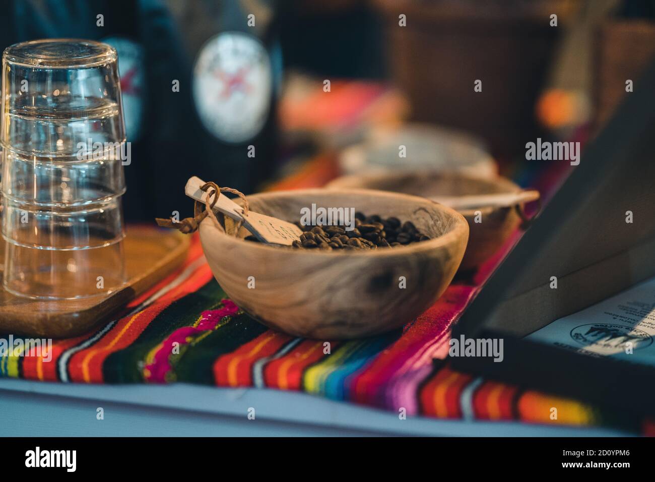 Small Coffee shop in Sweden Stock Photo - Alamy