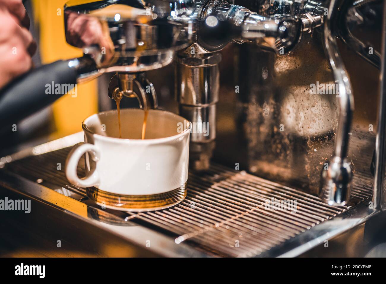 Small Coffee shop in Sweden Stock Photo - Alamy