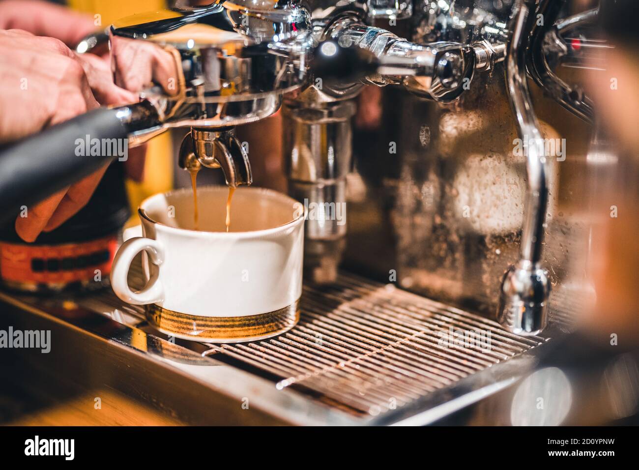 Small Coffee shop in Sweden Stock Photo - Alamy