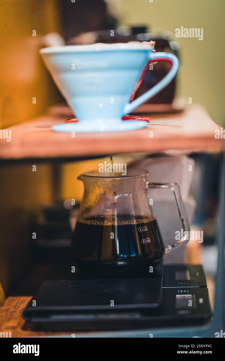 Small Coffee shop in Sweden Stock Photo - Alamy