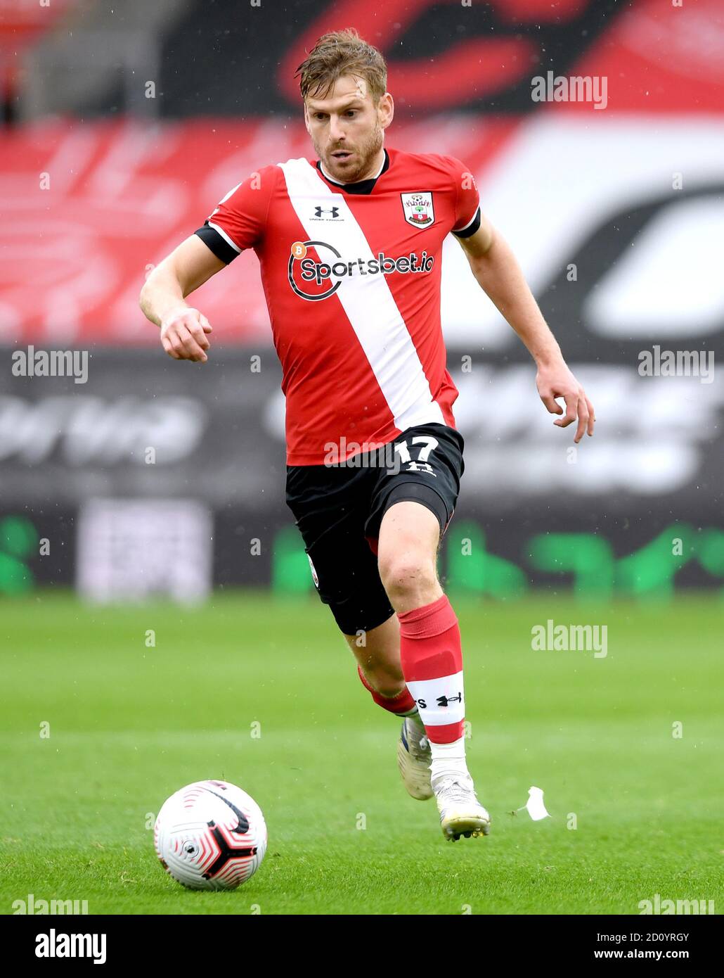 Southampton's Stuart Armstrong during the Premier League match at St ...