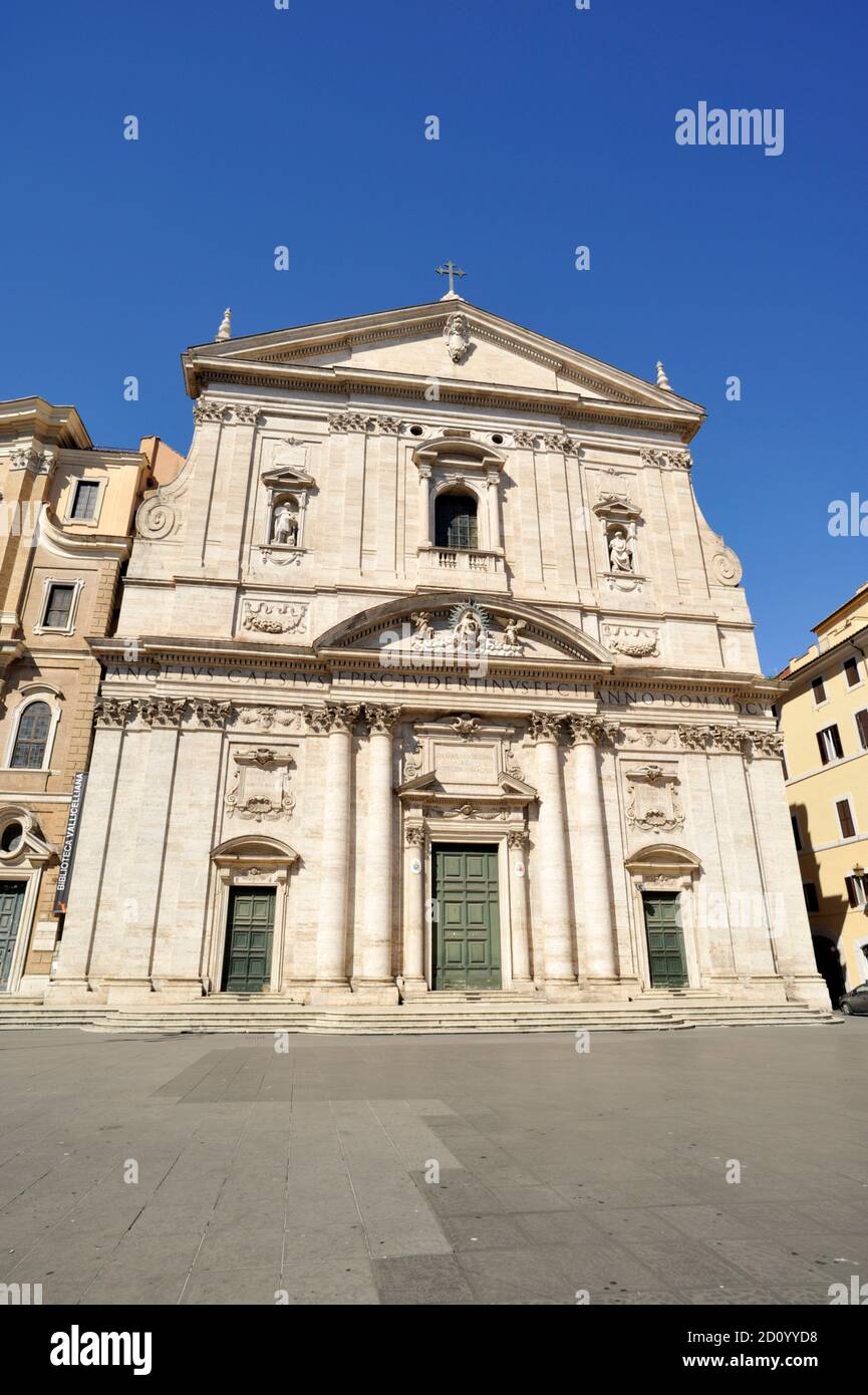 Italy, Rome, church of Santa Maria in Vallicella (Chiesa Nuova Stock ...