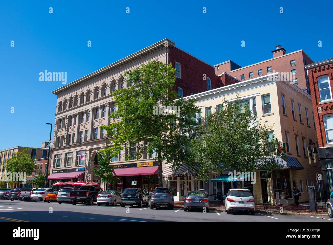 Historic The Beacon building on Elm Street near Merrimack Street in ...