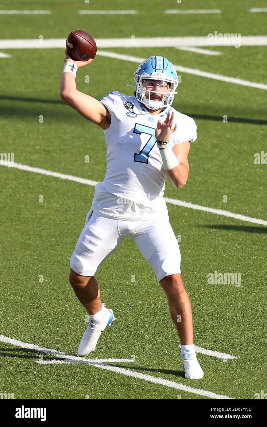 Alumni Stadium. 3rd Oct, 2020. MA, USA; North Carolina Tar Heels ...