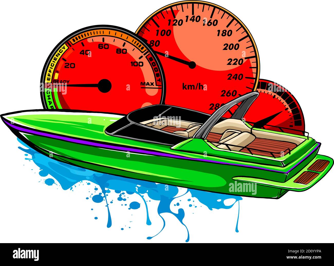 Clipart Speedboat