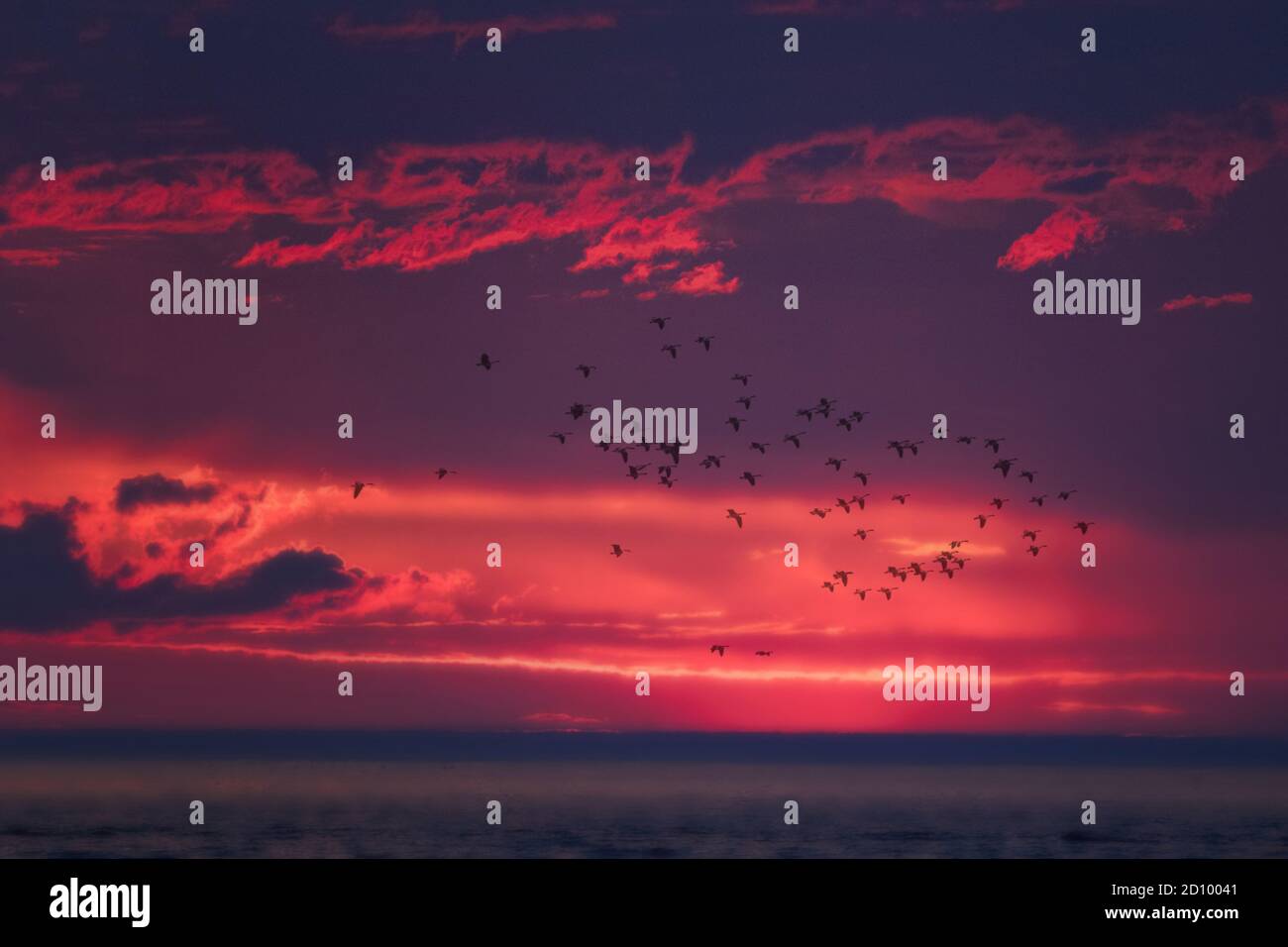Dark red sky hi-res stock photography and images - Alamy