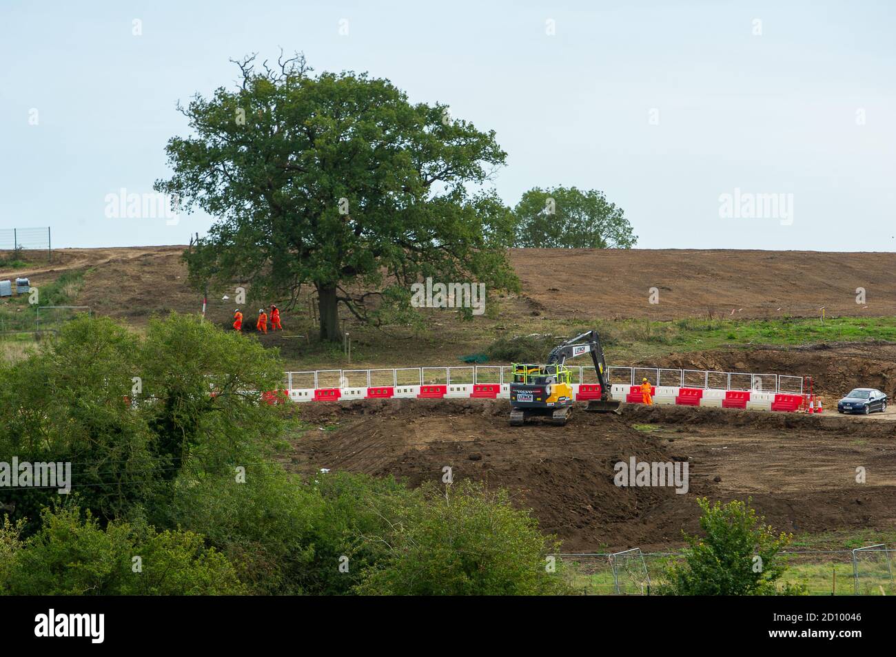 Harefield, Uxbridge, UK. 28th September, 2020. Huge numbers of trees ...