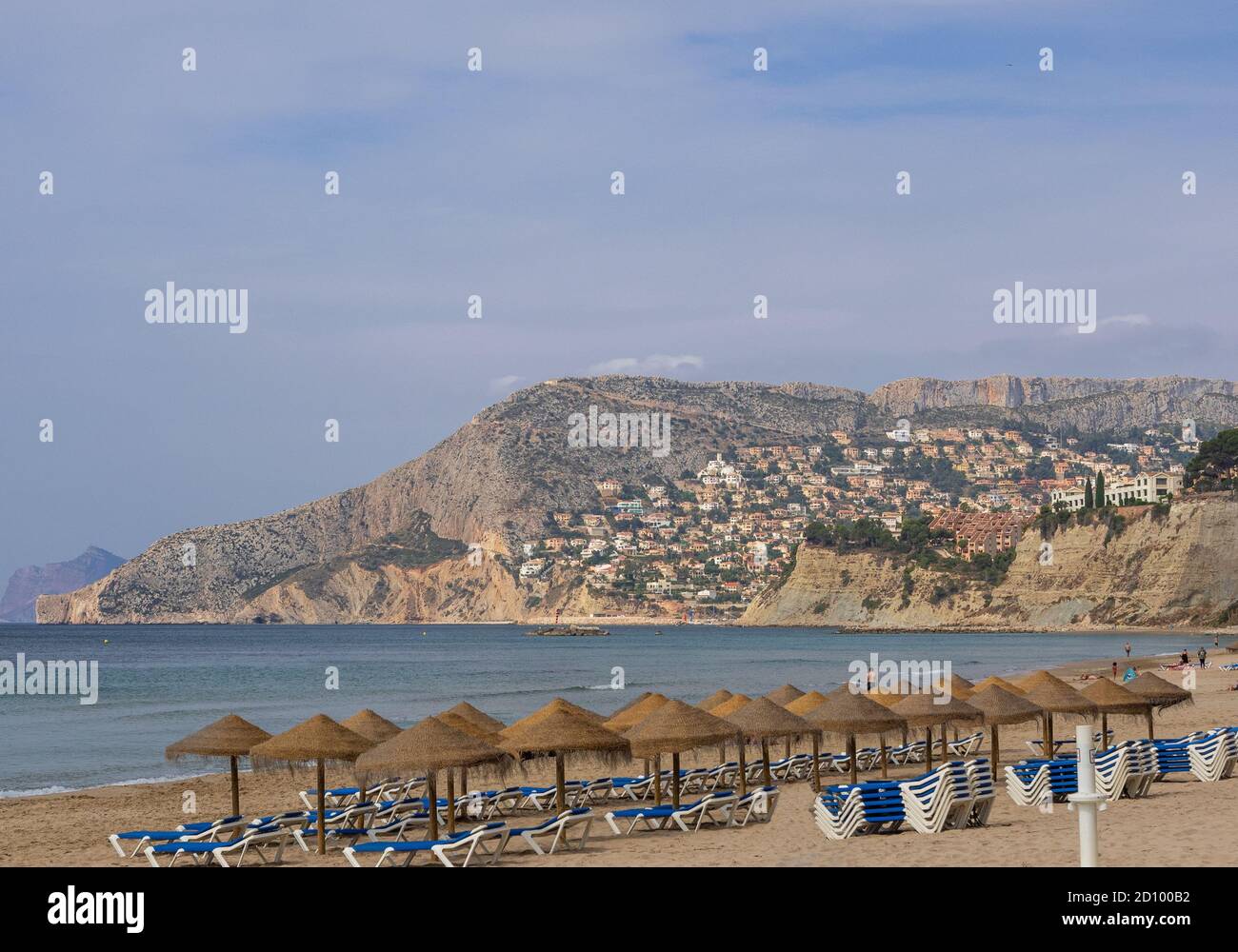 Gorgeous mediterranean beach of Calpe,famous resort in Costa Blanca ...