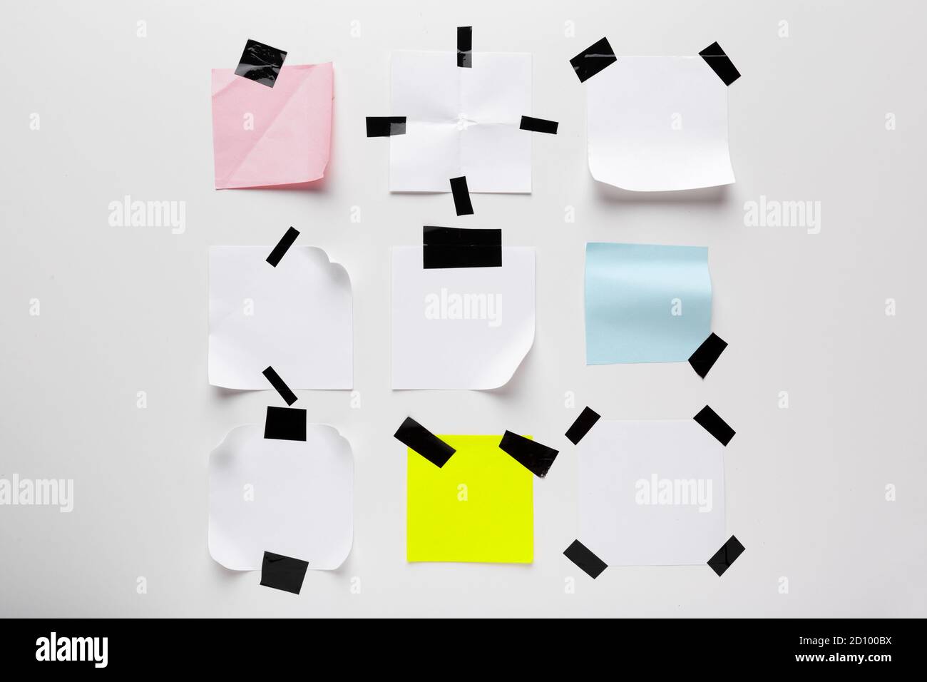 Torn paper stuck with tape hi-res stock photography and images - Alamy