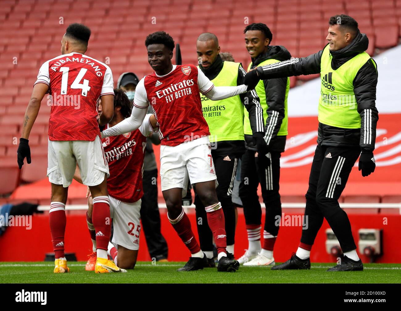 Bukayo saka celebrate hi-res stock photography and images - Alamy