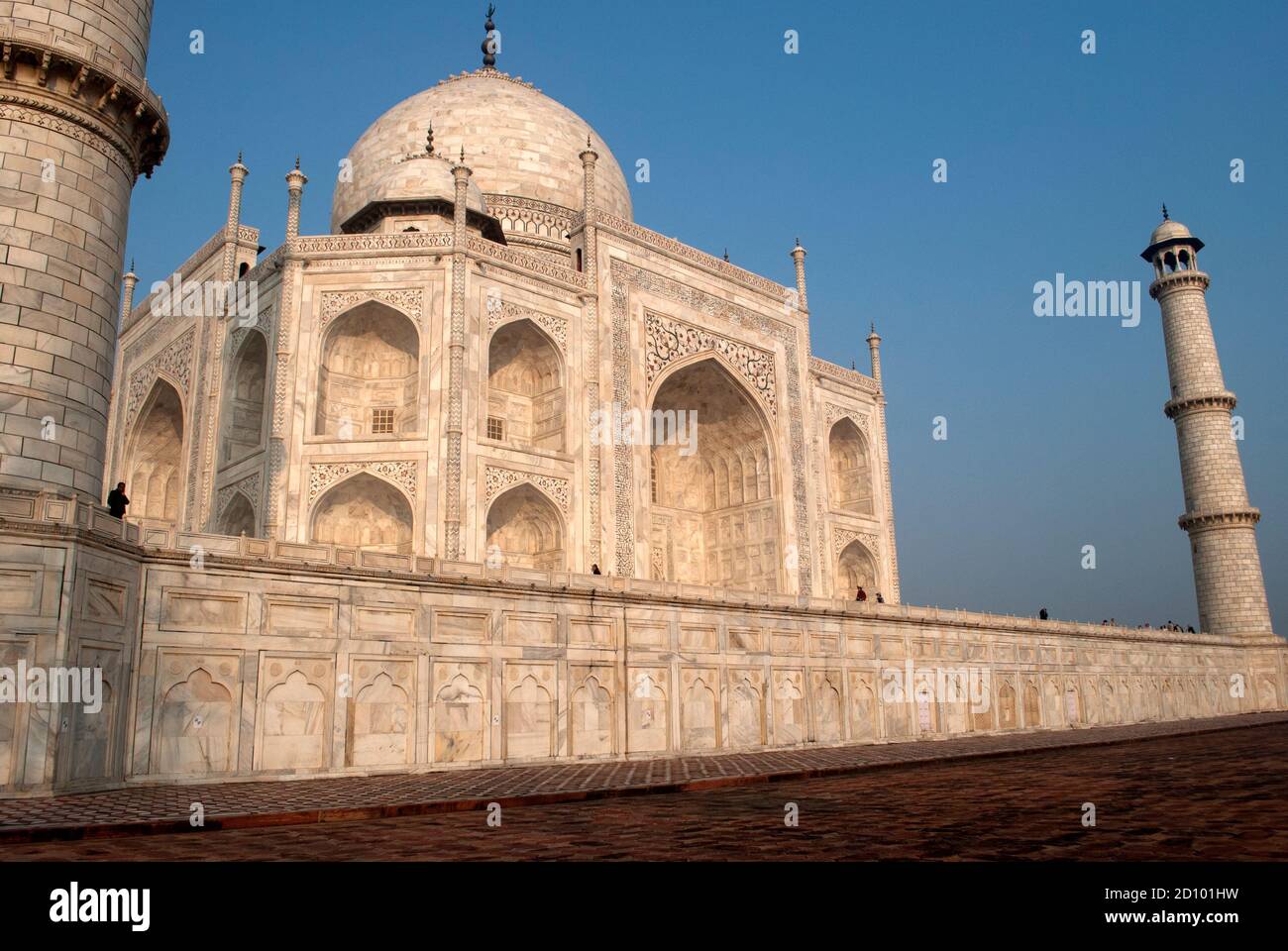 close up taj mahal,agra,india.This marble architecture is one of the ...