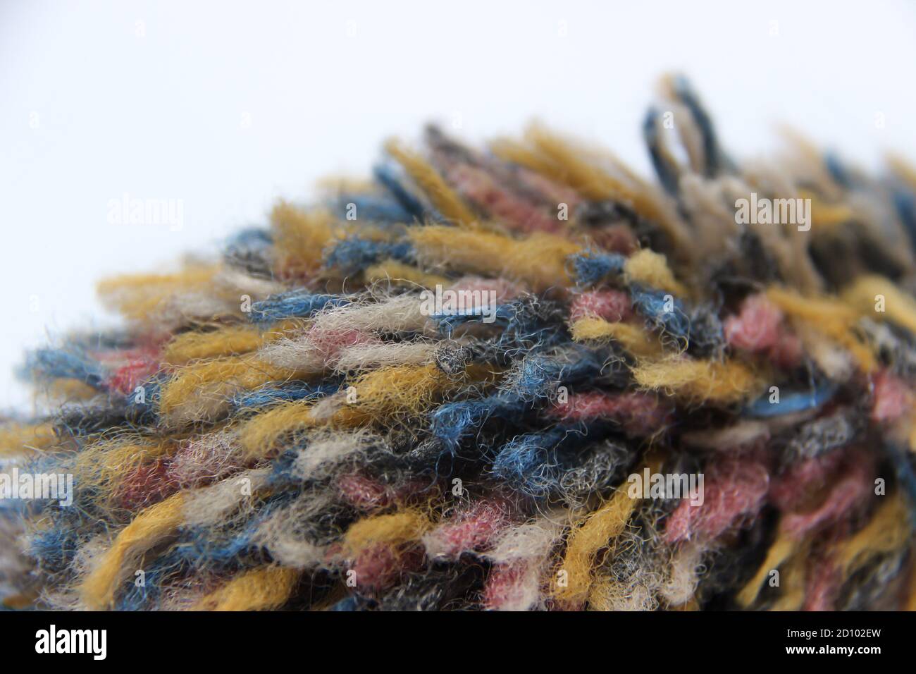 Texture of dirty duster isolated on white background. household clean ...