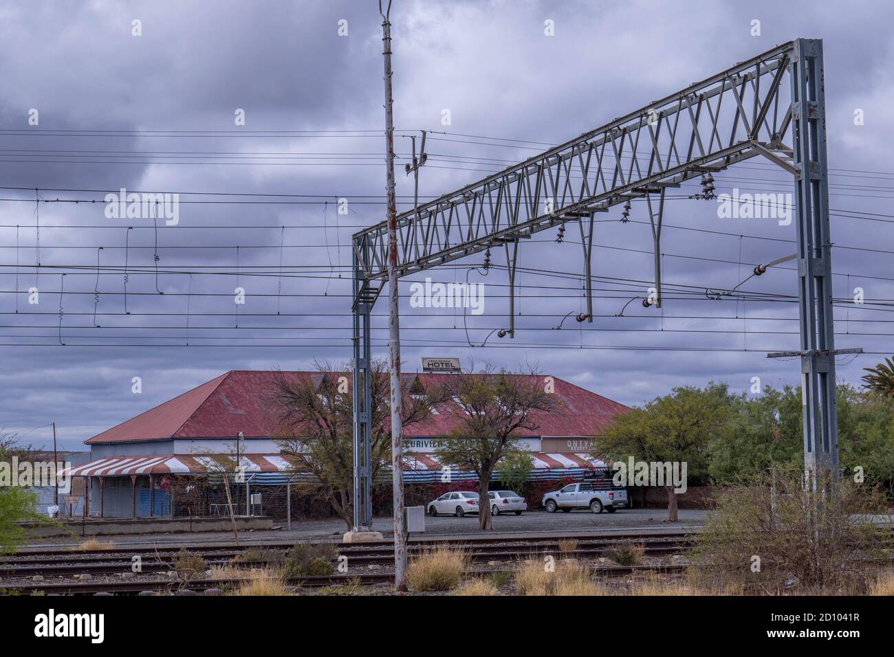 Leeu Gamka, South Africa - the Leeu Gamka hotel viewed from across the ...