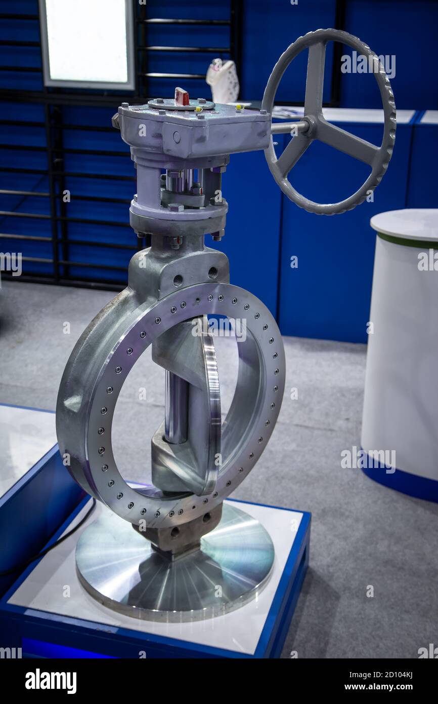 Butterfly valve plumbing handwheel operated wafer type. Industrial ...