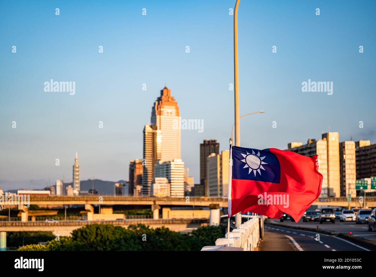 Taipei flag hi-res stock photography and images - Alamy