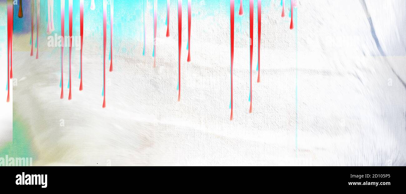 Abstract Painting. Paint Drops Stock Photo - Alamy