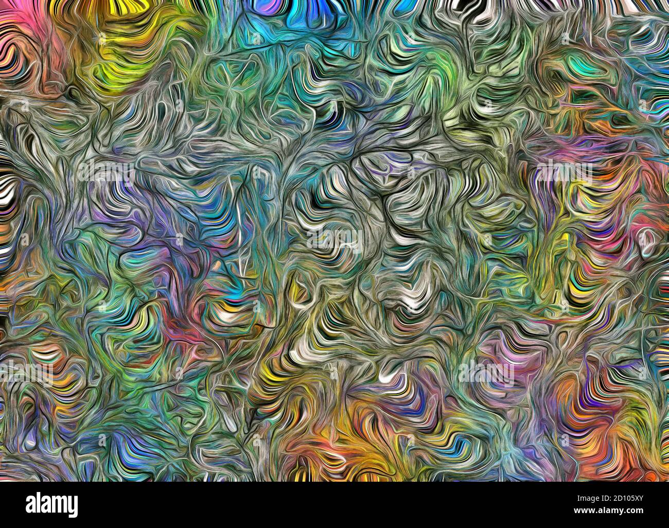 Fluid lines of color movement Stock Photo - Alamy