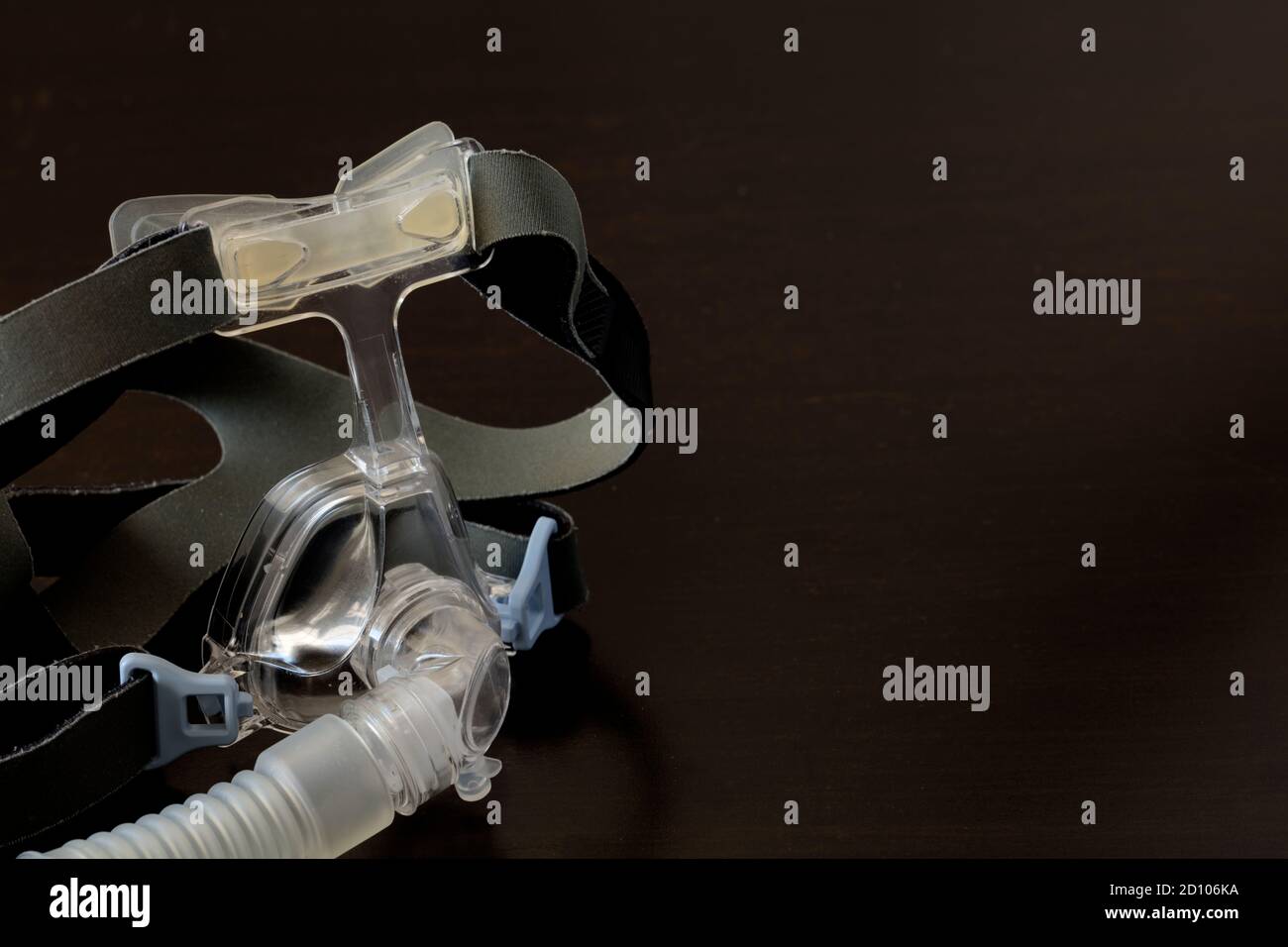 assisted respirator mask on medical work table Stock Photo - Alamy