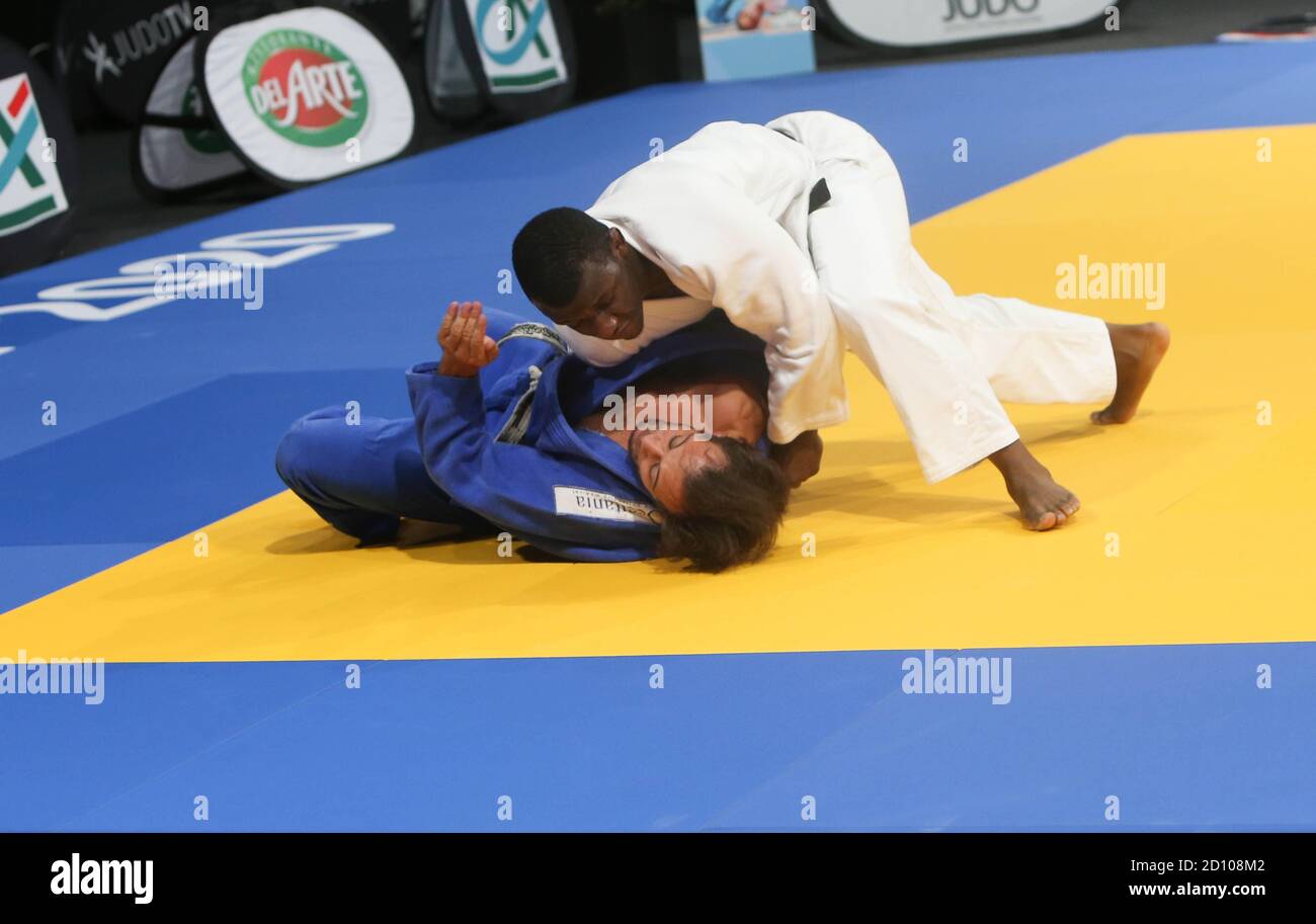 Alpha Oumar Djalo of PSG Judo during the French championship by club teams 2020 on October 3 ...