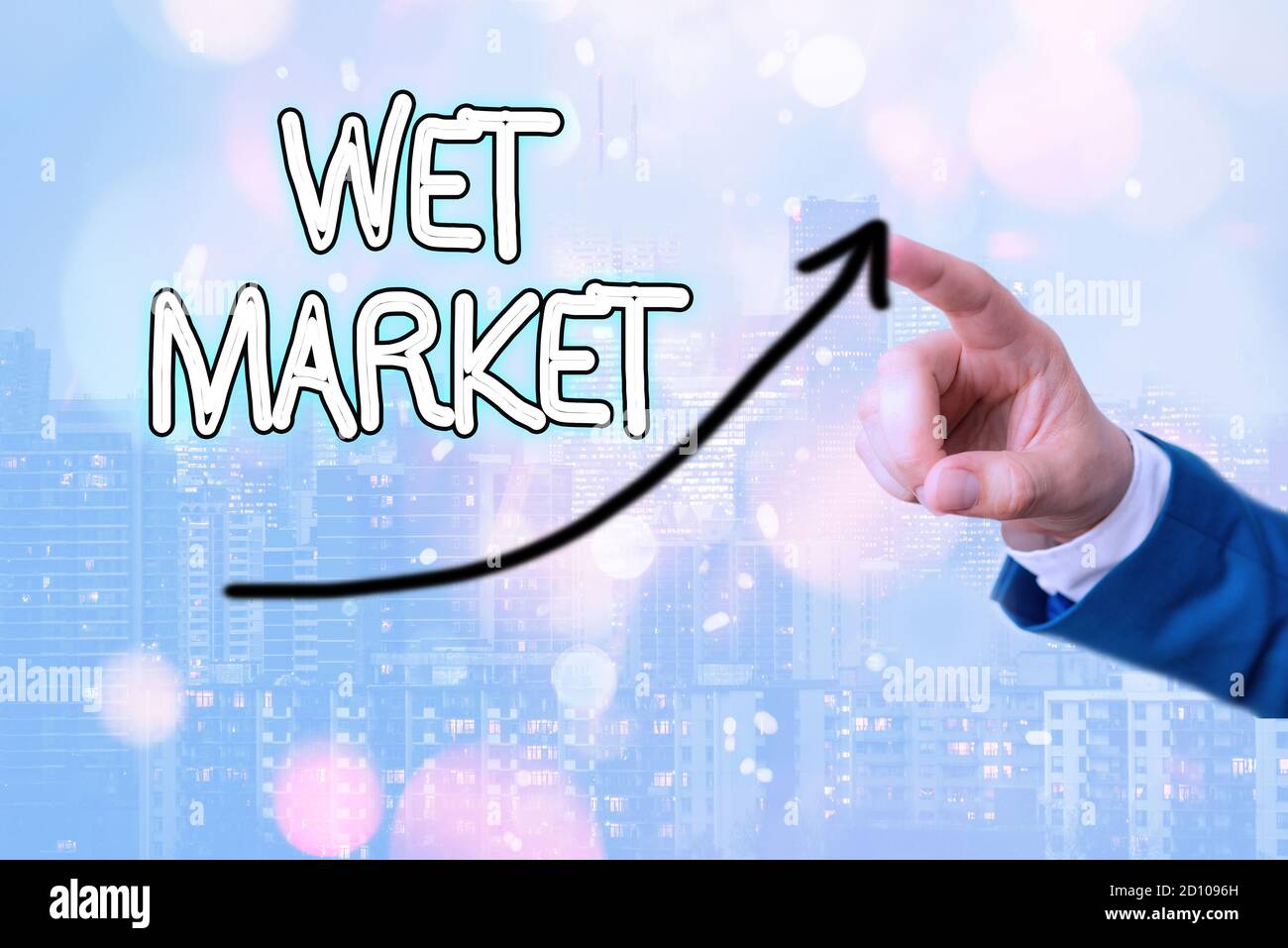 Text sign showing Wet Market. Business photo showcasing market selling ...